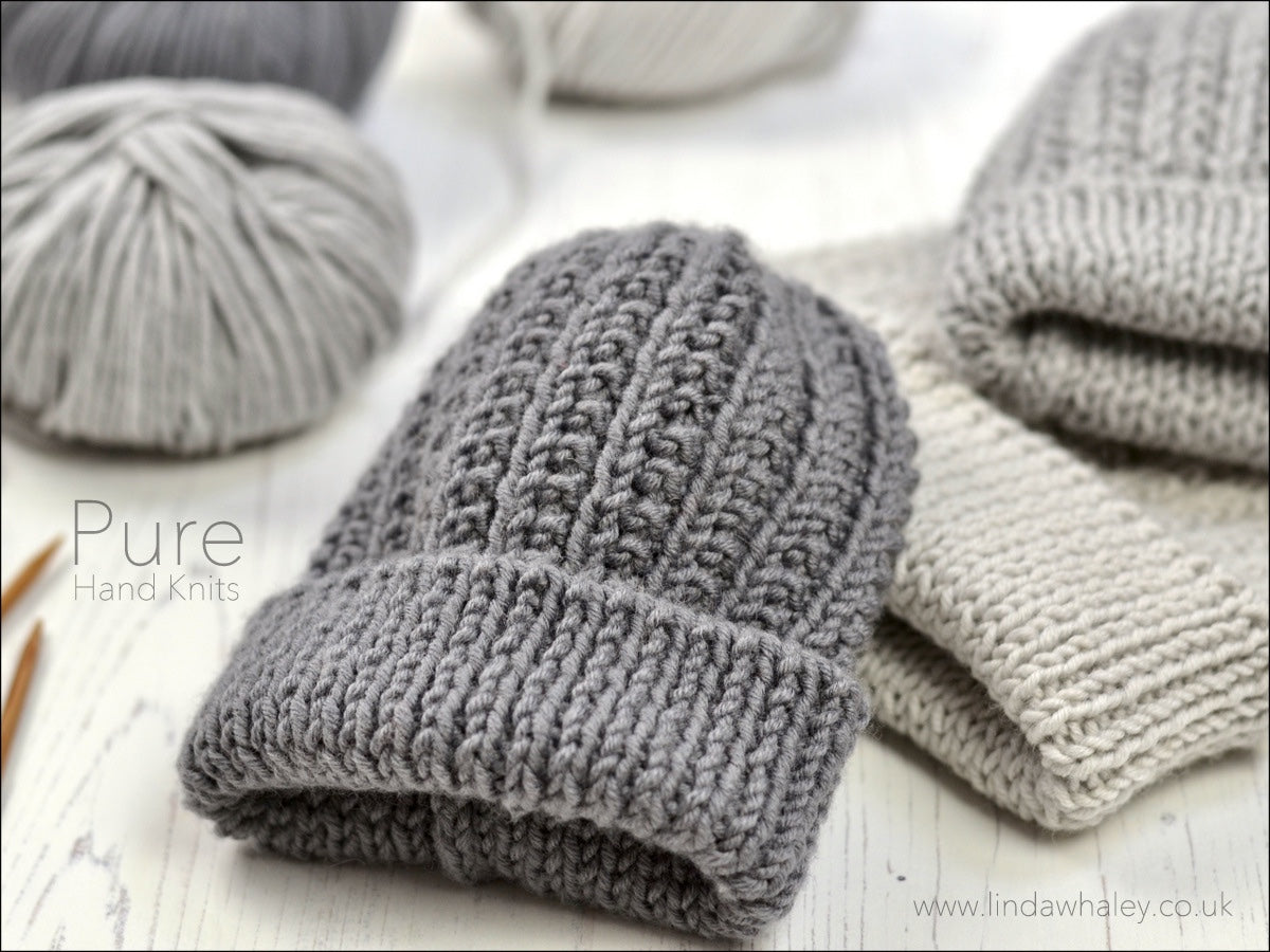 FULBROOK ARAN SIMPLE TEXTURED HAT – Linda Whaley Knitting Pattern ...