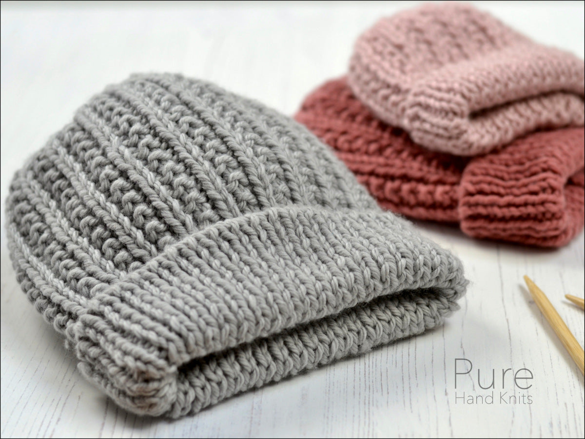 FULBROOK CHUNKY SIMPLE TEXTURED HAT – Linda Whaley Knitting Pattern ...