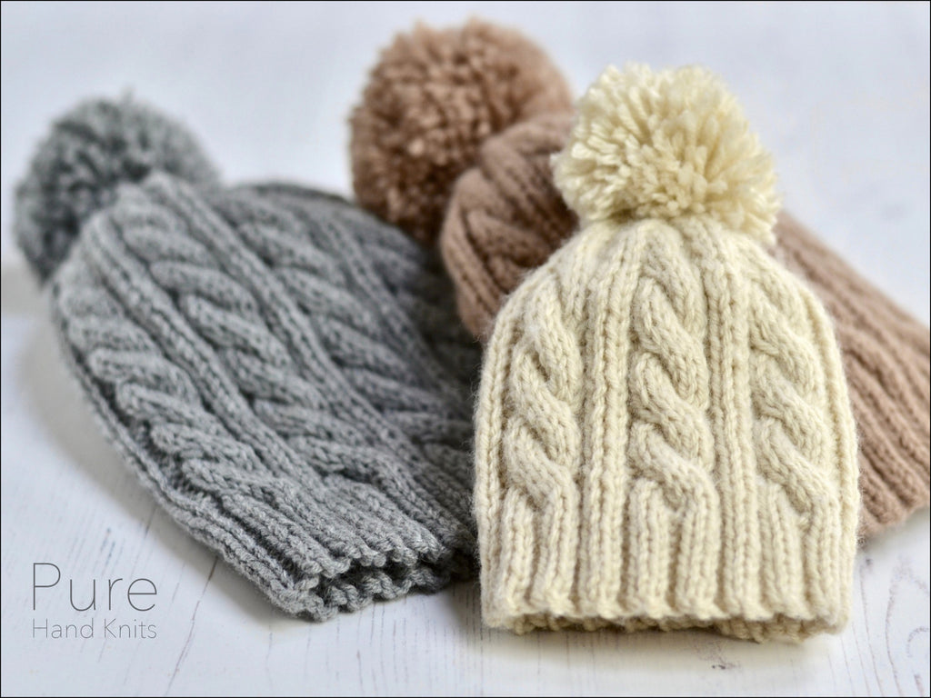 OSCAR DK BOBBLE HAT – Linda Whaley Knitting Pattern Collections