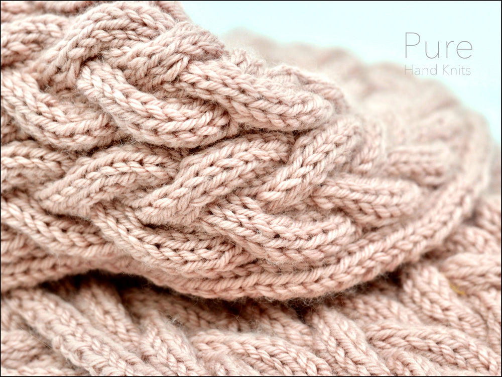 Aran Knitting Patterns Aran Cable Scarf And Throw Pattern By Audrey ...